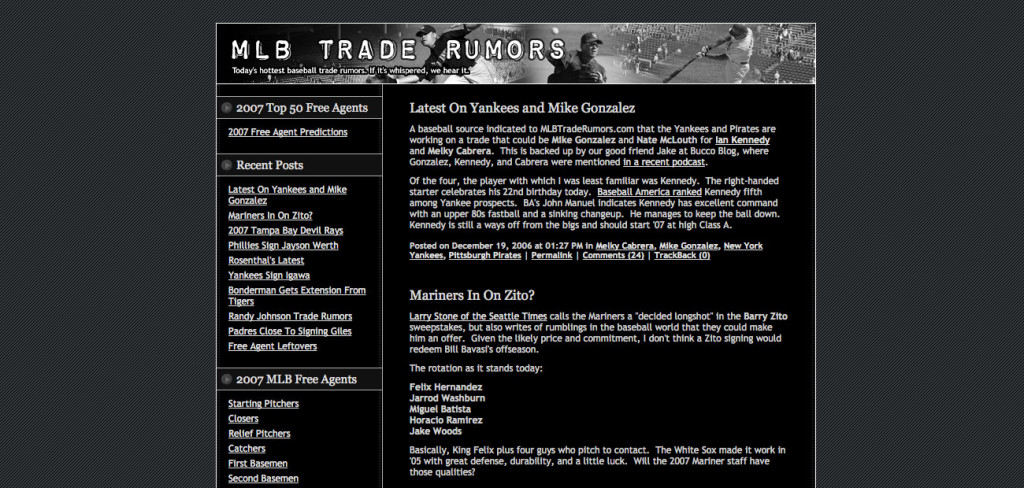 MLB Trade Rumors Turns 10 - MLB Trade Rumors