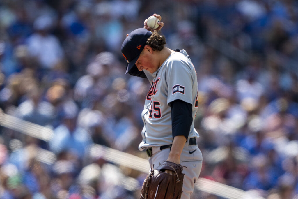 Tigers Place Reese Olson On Injured List, Select Bligh Madris - MLB ...